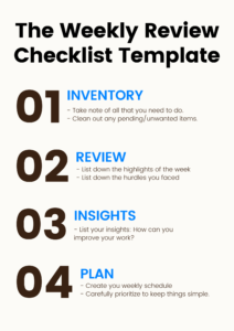 The Weekly Review: A Step by Step Guide | Any.do blog